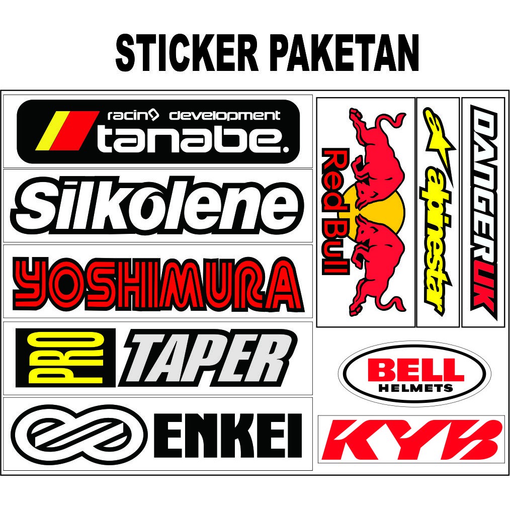 Variation Motif - STICKER MOTOR STICKER BIKE STICKER BIKE ALL STICKER ...