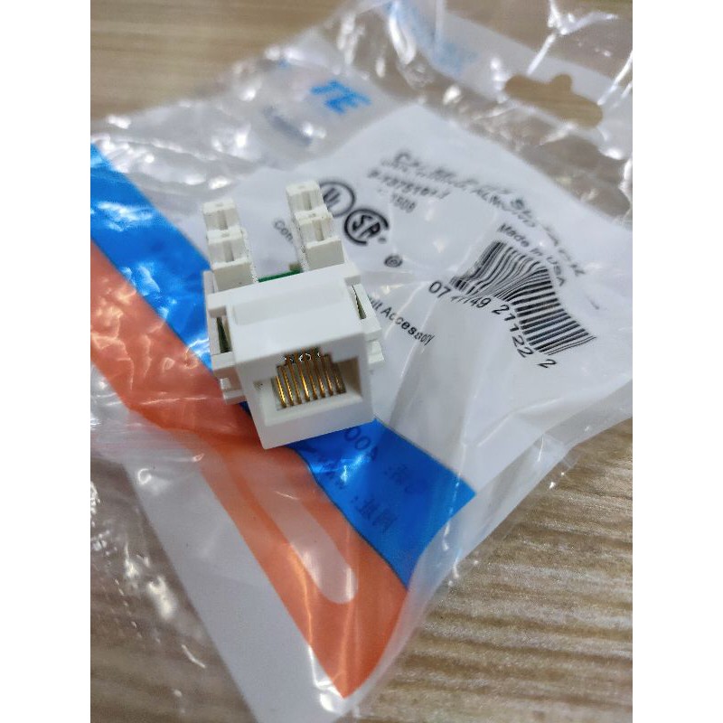 AMP/Commscope RJ45/Cat5e I/O Jack/ Keystone Jack | Shopee Philippines