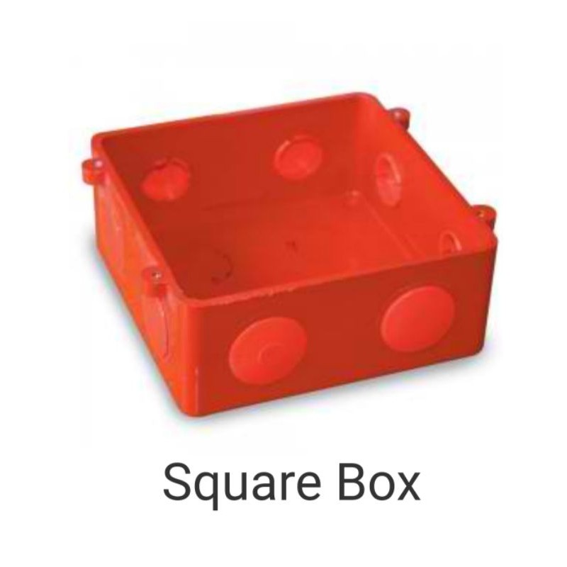 Emerald PVC Square Box 4-11/16 With Cover | Shopee Philippines