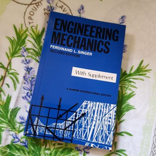 ENGINEERING MECHANICS By; FERDINAND L.SINGER | Shopee Philippines