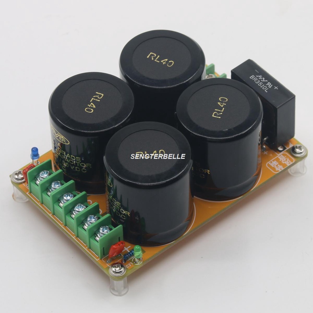 HiFi Dual 10000UF 50V Power Supply Rectifier Filter Board 35A Power Kit ...