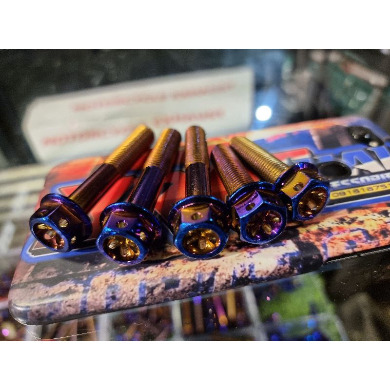 HENG TITANIUM PIPE + SWING ARM BOLTS SET FOR NMAX XMAX AEROX | Shopee ...