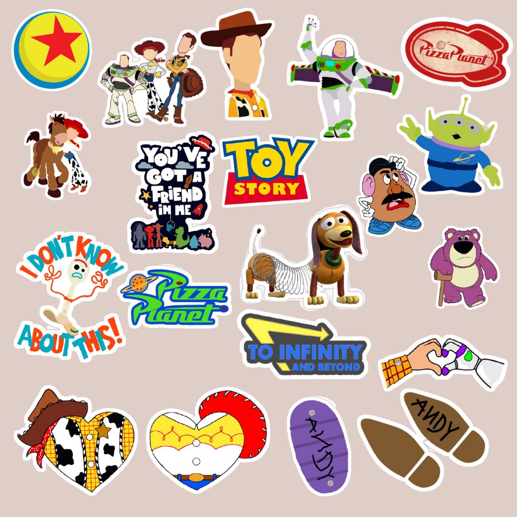 20pcs. TOY STORY Vinyl Sticker Set | Shopee Philippines