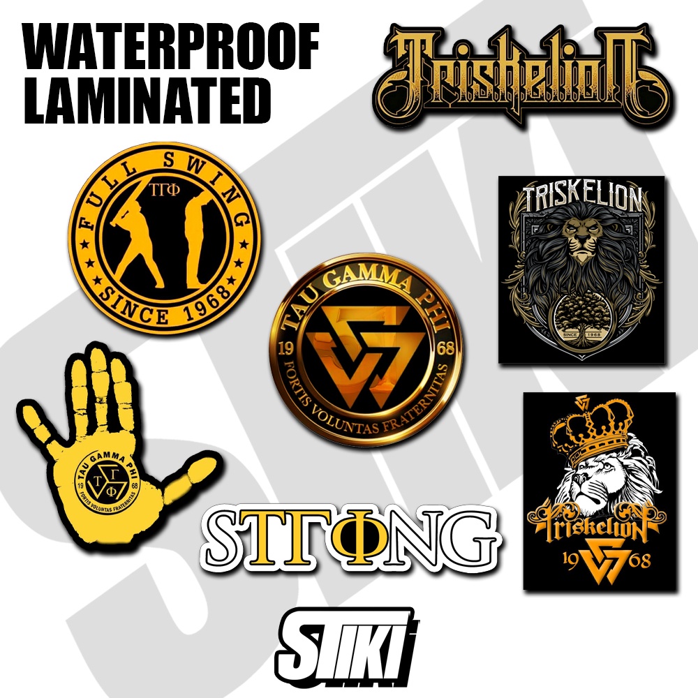 Triskelion Vinyl Sticker WATERPROOF LAMINATED | Shopee Philippines