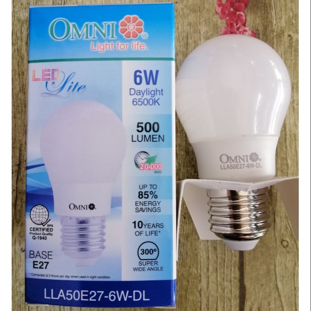 OMNI LED Bulb 6 watts - Daylight | Shopee Philippines OMNI LED Bulb 6 watts - Daylight | Shopee Philippines