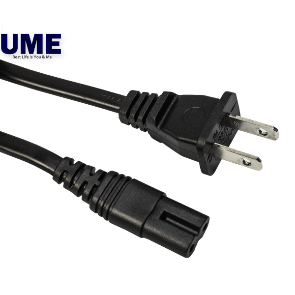 UME US 2 Prong 2 Pin Power Supply Ac Adapter Cable Cord 1.5M COD CH2PH75 1.5 | Shopee Philippines