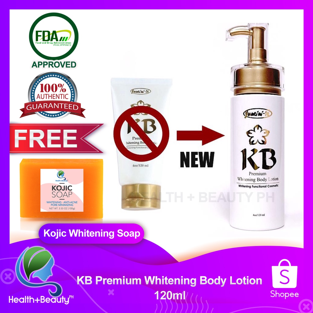 KB Premium Whitening Lotion 120ml SPF30 (Made in Korea) | Shopee ...