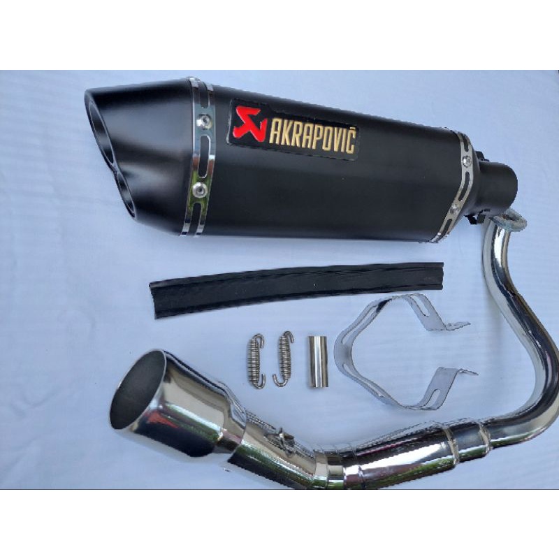 HONDA CLICK 125i/150i AKRAPOVIC DUAL HOLE FULL SYSTEM EXHAUST | Shopee ...