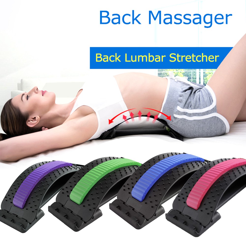 TS Magnetic Pressure Points Lumbar Traction Orthotic Magic Back Support ...