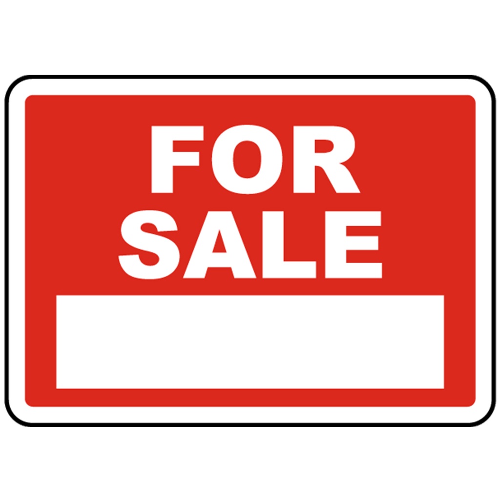 For Sale - Red - Laminated Signage - A4 Size | Shopee Philippines