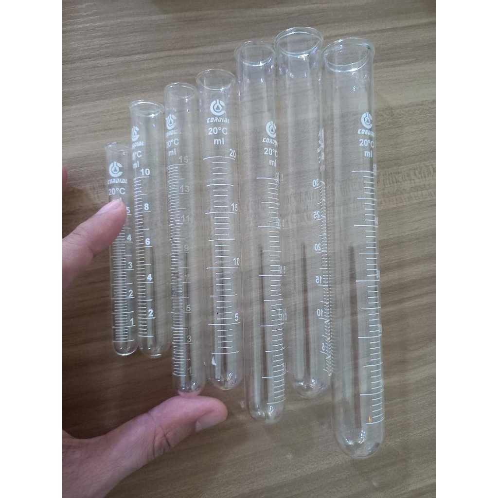 WANTLAB TEST TUBE GRADUATED BOROSILICATE GLASS FOR LABORATORIES ...