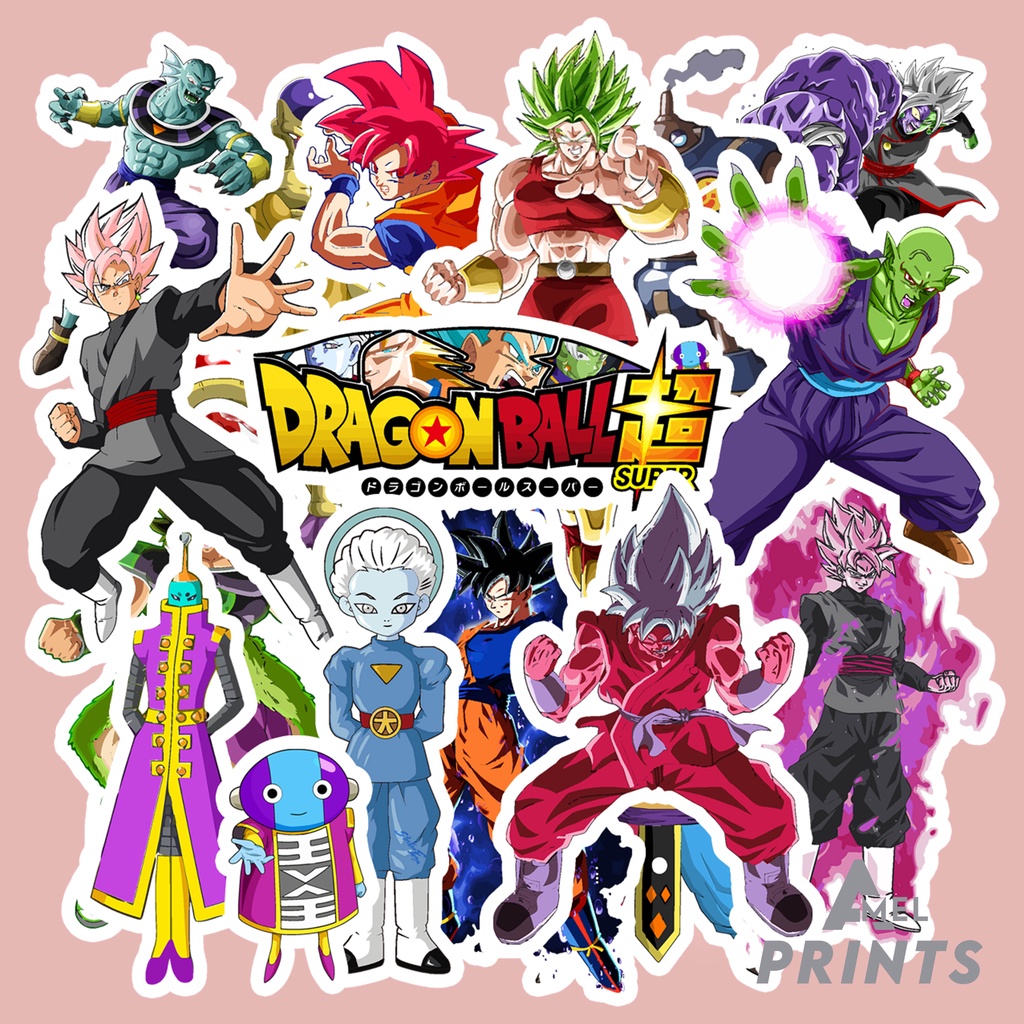 50 PCS 3 cm or 5 cm Dragon Ball Z Anime Graffiti Sticker Set | Shopee ...