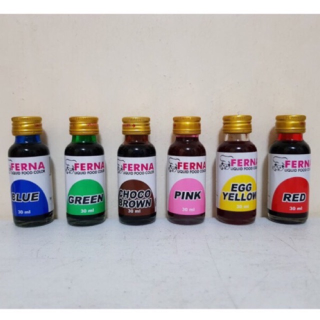 Ferna Liquid Food Color - 30ml | Shopee Philippines