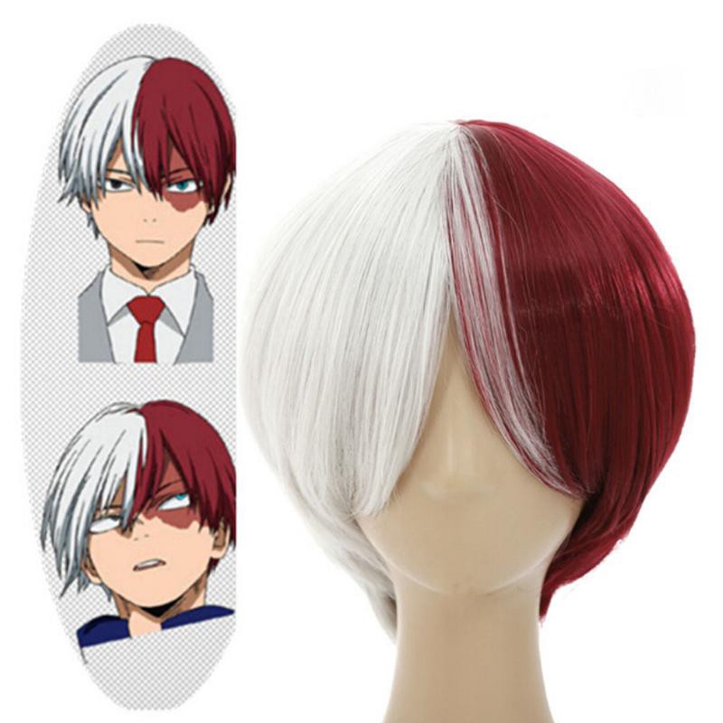 My Hero Academia Todoroki Shoto Cosplay Full Multicolor Wig | Shopee ...