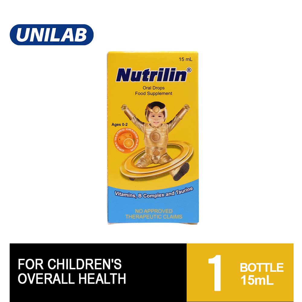 Nutrilin Drops 15mL Multivitamin For Children For Overall Health ...
