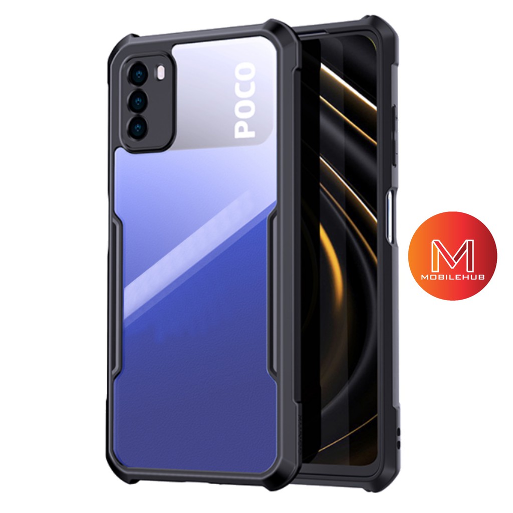 Xiaomi Poco M3 XUNDD Beetle Armor Shockproof Case (Black) | Shopee ...