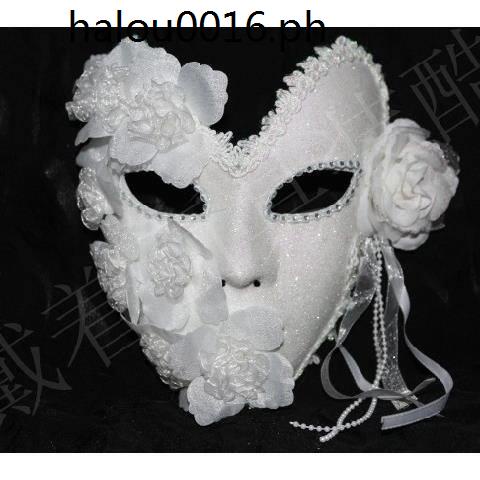 Venice Mask Masquerade Princess Men Women Feather Flower Lace Full Face ...