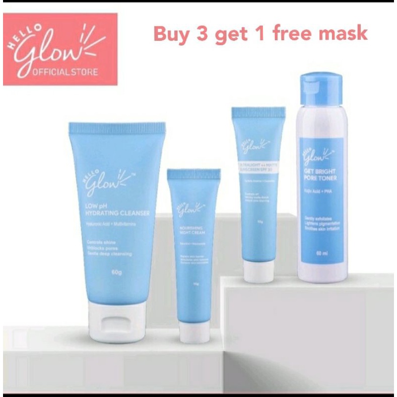 HELLO GLOW ADVANCED REJUVENATING SET | Shopee Philippines