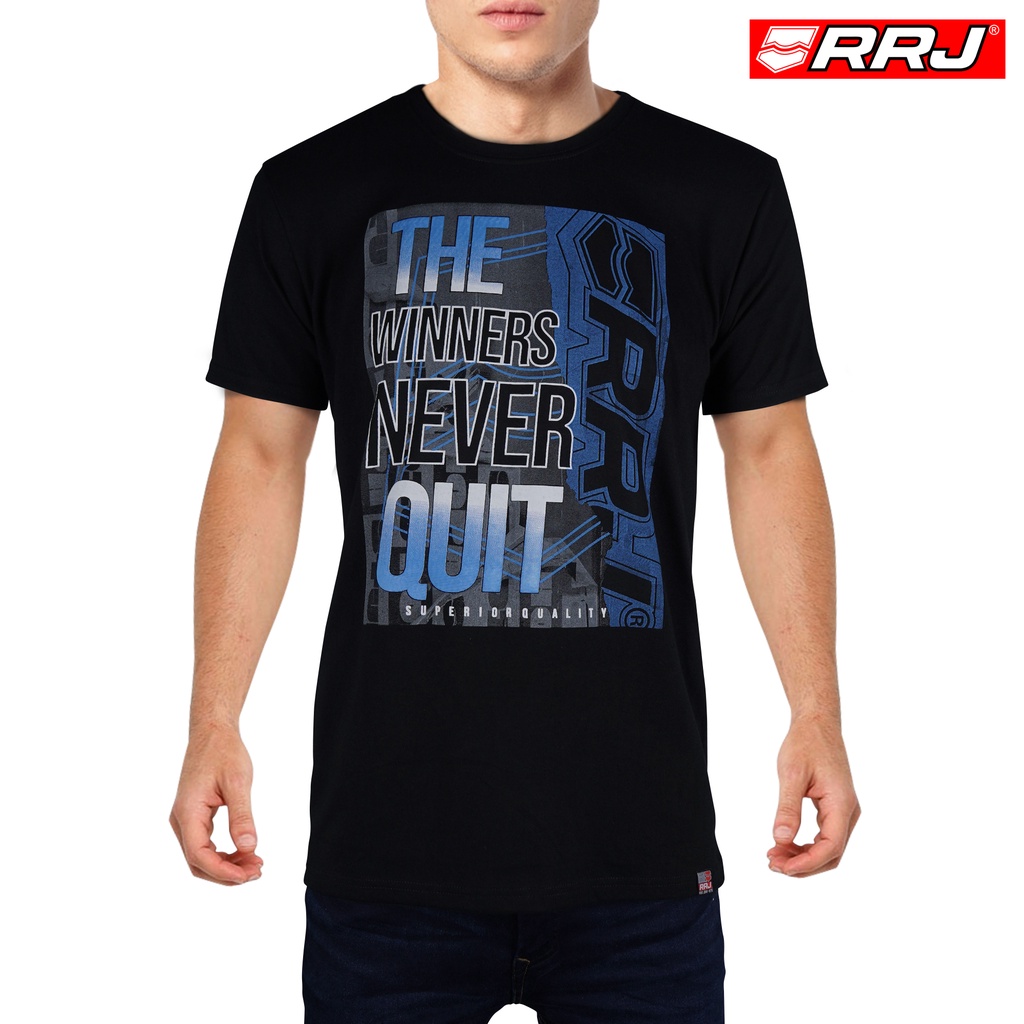 RRJ Men's Basic Semi Body Fit Tees 16738-U (Black) | Shopee Philippines