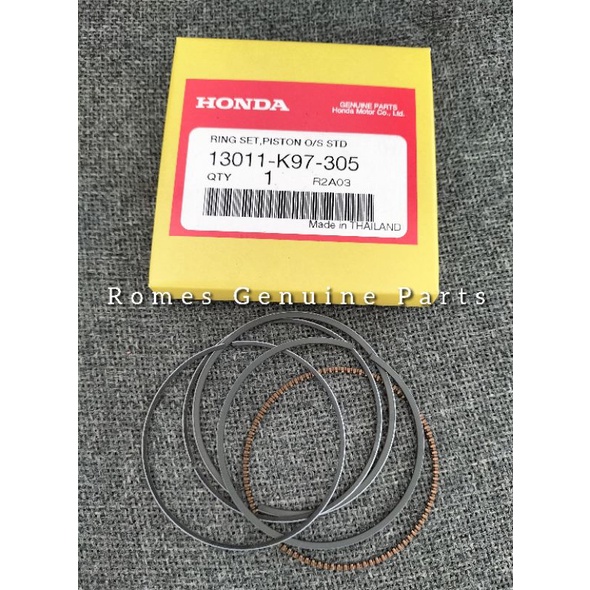 HONDA ADV 150 PISTON RING SET STANDARD 13011-K97-305 | Shopee Philippines