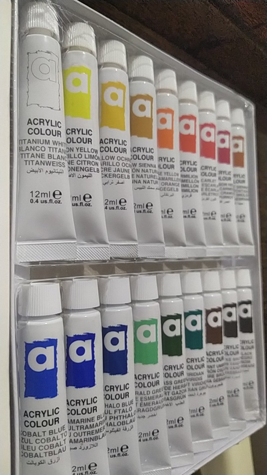 Berkeley 18tubes Acrylic / Water Colour / Oil Colour Paint (12ml/tube ...