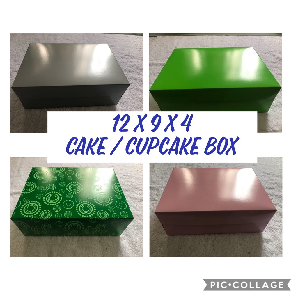 12x9x4 Cake / Cupcake Box (10 pcs) | Shopee Philippines