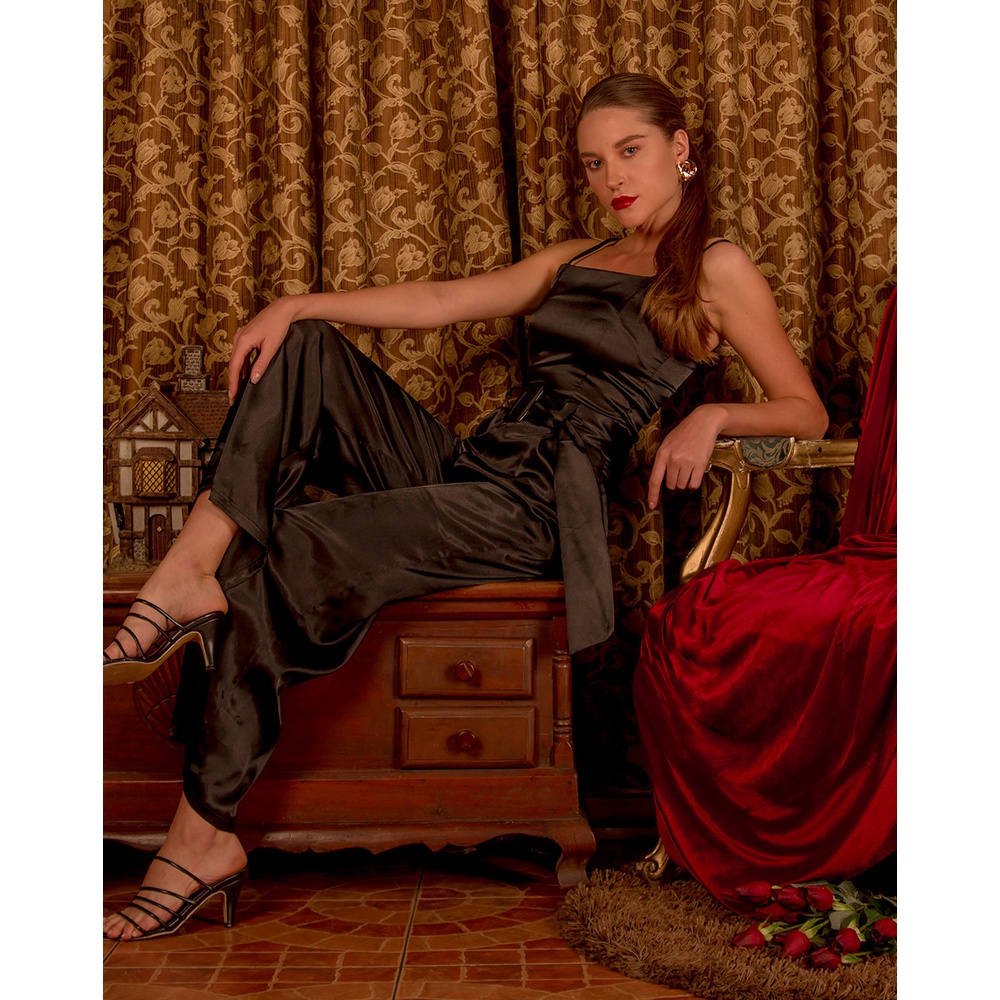 Hey Candy Quinn Satin Jumpsuit | Shopee Philippines