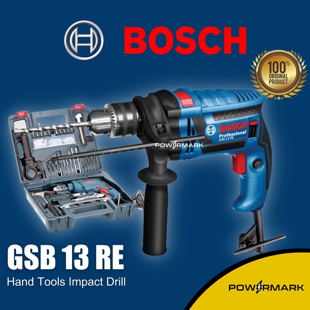 BOSCH GSB 13 RE Professional Impact Drill with Hand Tools and Accessories [POWERMARK | BHD ...