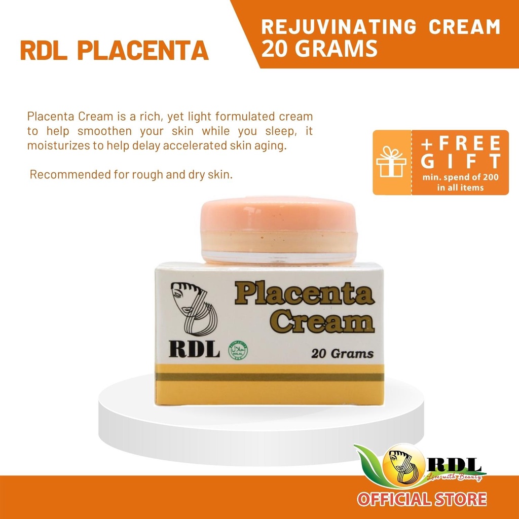 RDL Placenta Cream 20g | Shopee Philippines