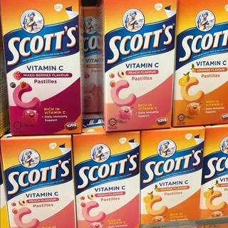 [Fresh Stocks Arrived] Scott’s Vitamin C Pastilles Kids Supplement ...