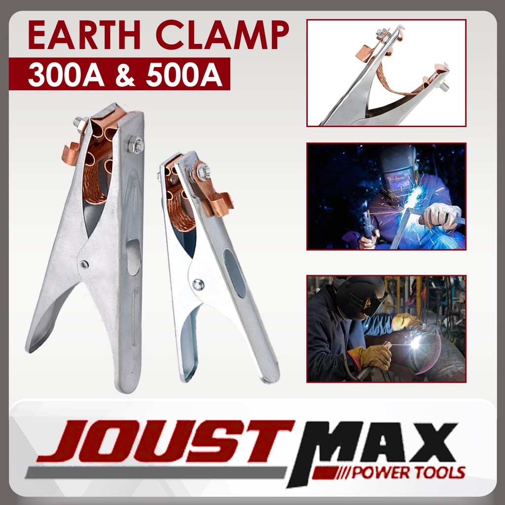 Arrow 300 & 500 Amp Welding Cable Earth Clamp Earth Ground Manual ...