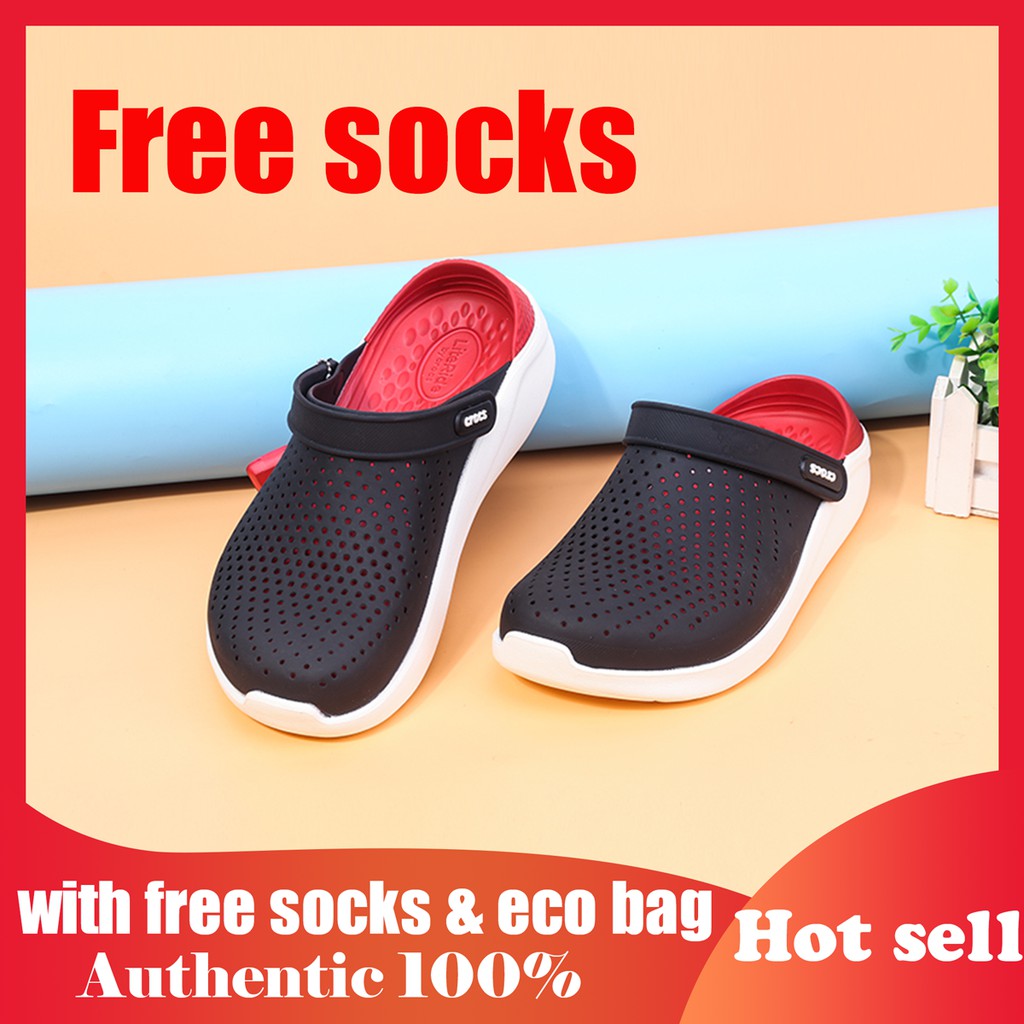 Crocs Lite Ride Slip Ons Unisex for man and woman with ECO Bag | Shopee ...