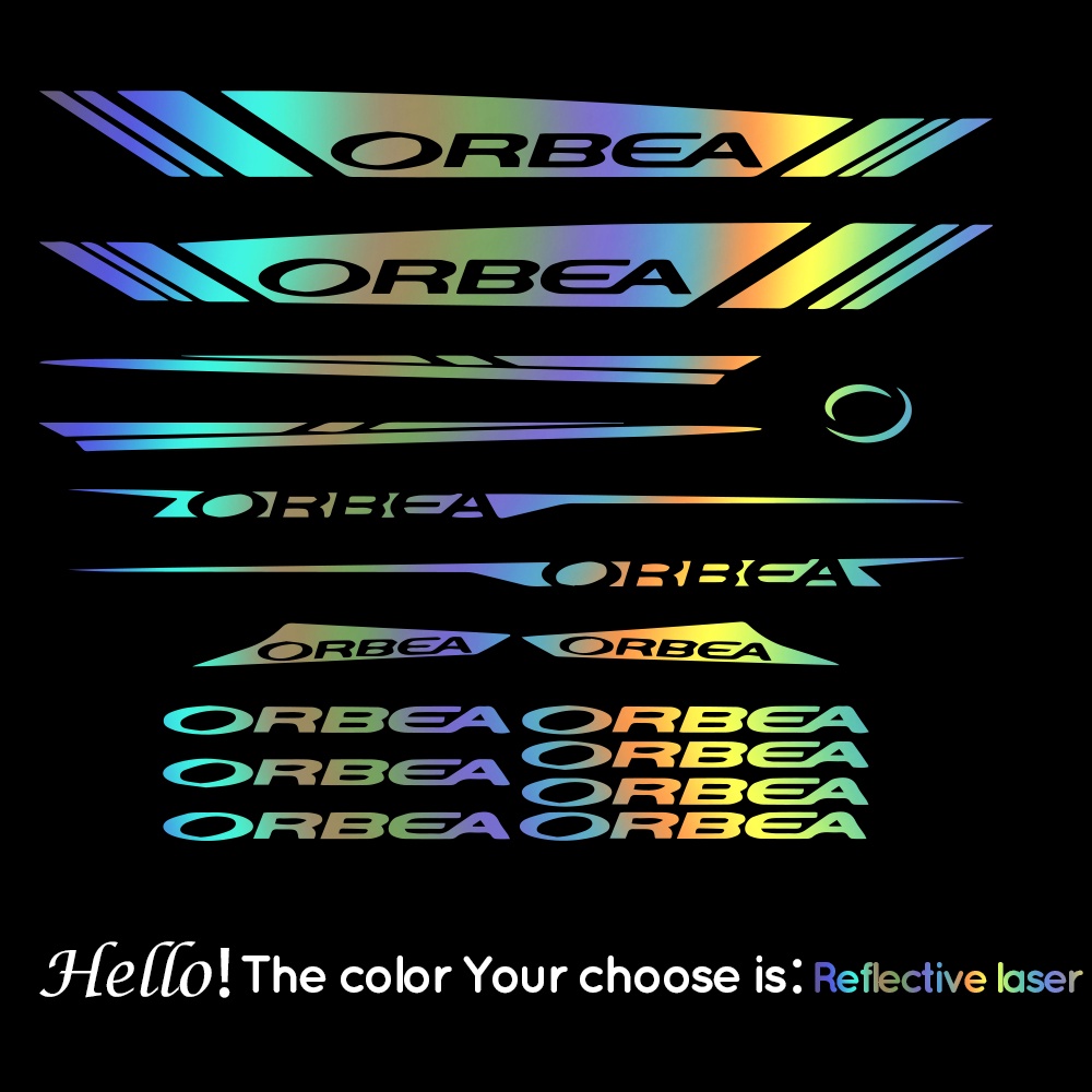 ORBEA KIT16 No Background Bike Frame Sticker Road Bicycle Frame ...