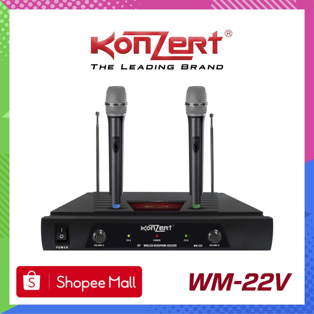 Konzert WM-22V Wireless Microphone | Shopee Philippines