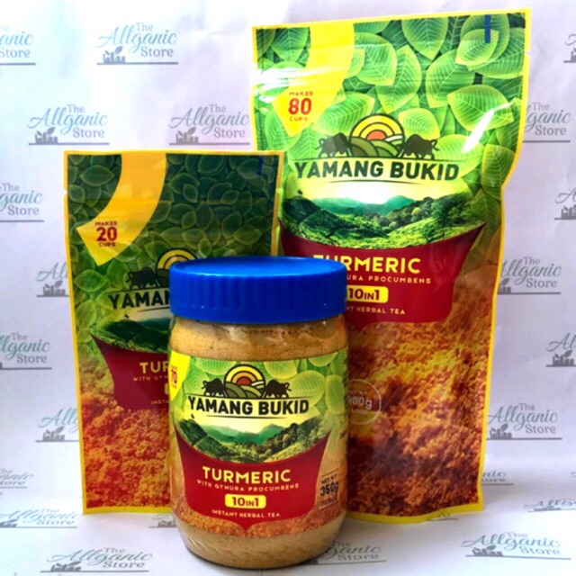 YAMANG BUKID Turmeric 10-in-1 Herbal Tea 100/350/400g | Shopee Philippines