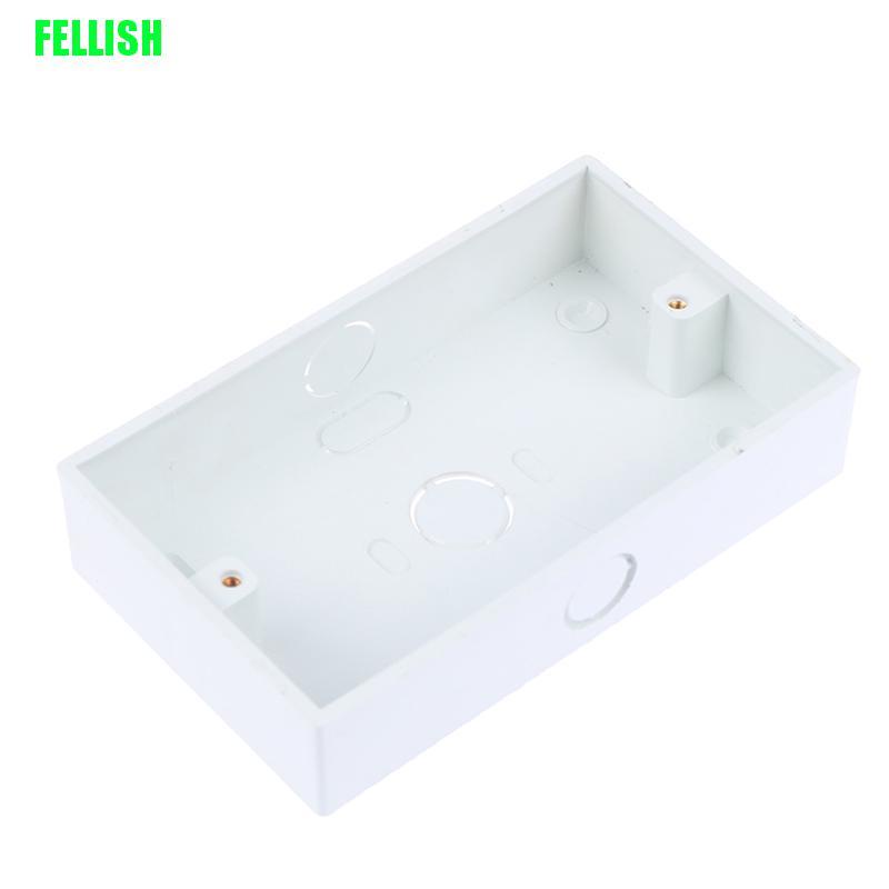 [FEL] 1PCS 146*86mm Wall Switch Plastic Wall Socket Cassette Outer Wall ...