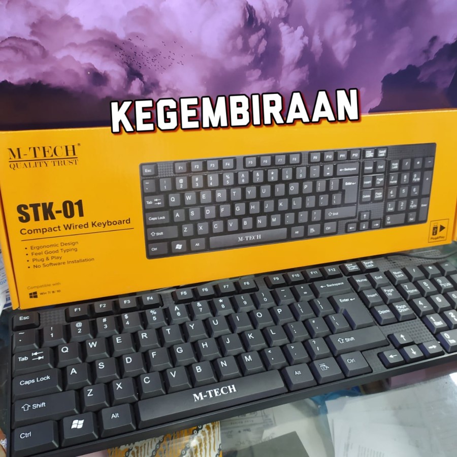 M-Tech STK-01 USB Keyboard | Shopee Philippines