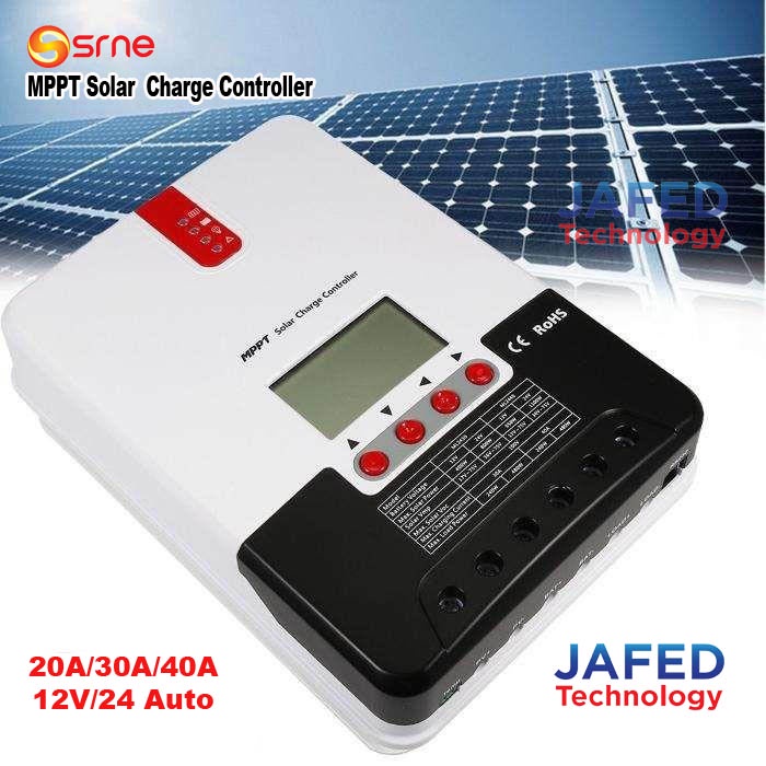 JAFED - 20A SRNE MPPT Solar Charge Controller 12V/24V Auto (ML2420) | Shopee Philippines