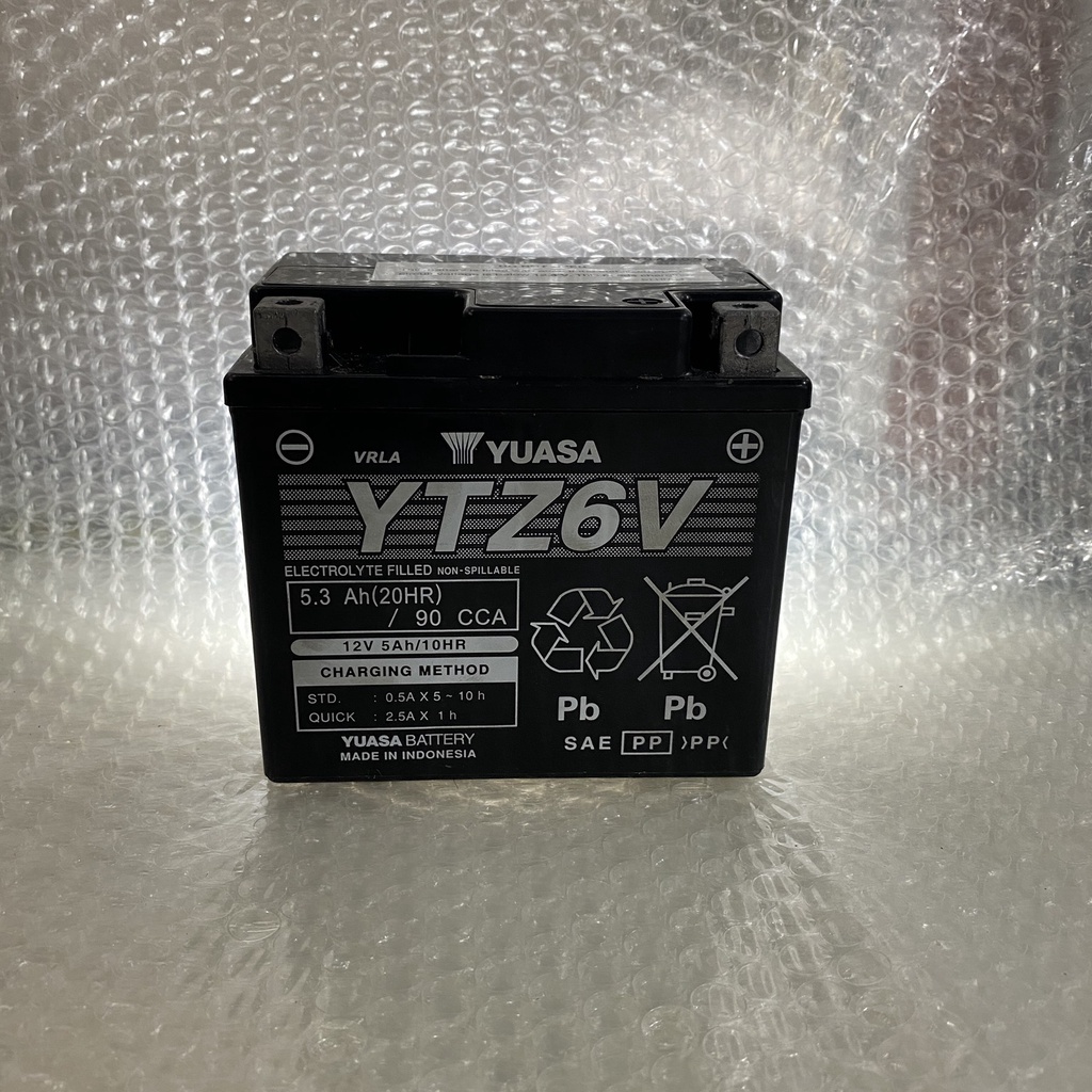 YUASA 6L YTZ6V Motorcycle Battery | Shopee Philippines