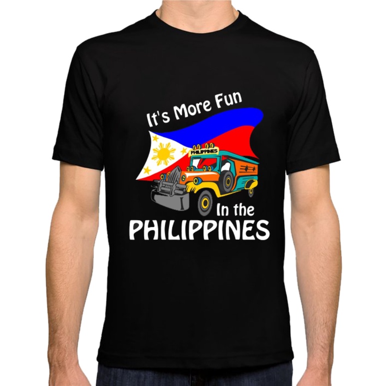 NEW DESIGN It's More Fun in the PHILIPPINES Printed Shirt - Pilipinas ...