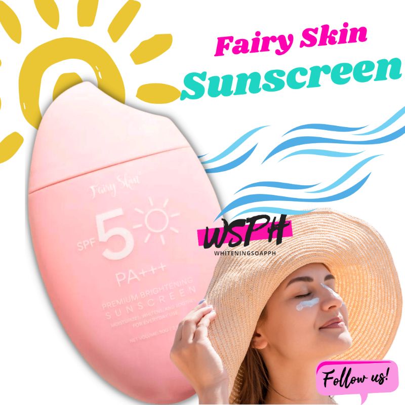 Fairy Skin Premium Brightening Suncreen Spf 50 | Shopee Philippines