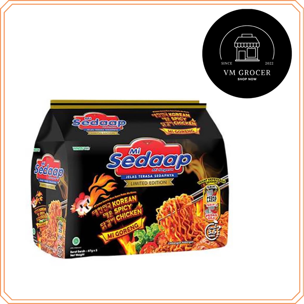 MI SEDAP KOREAN SPICY 5X87GM | Shopee Philippines