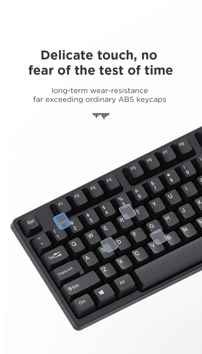 AULA AK205 Wired Keyboard | Full-Sized | 10 million Keylife | 1.5m USB Cable | Plug and Play ...