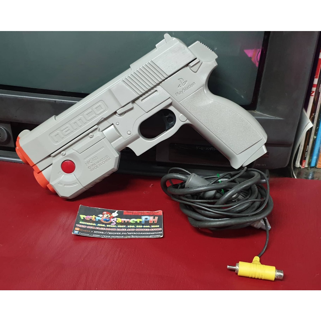 Original Namco NPC-103 GUNCON Gun Controller Gray For Playstation 1 ...