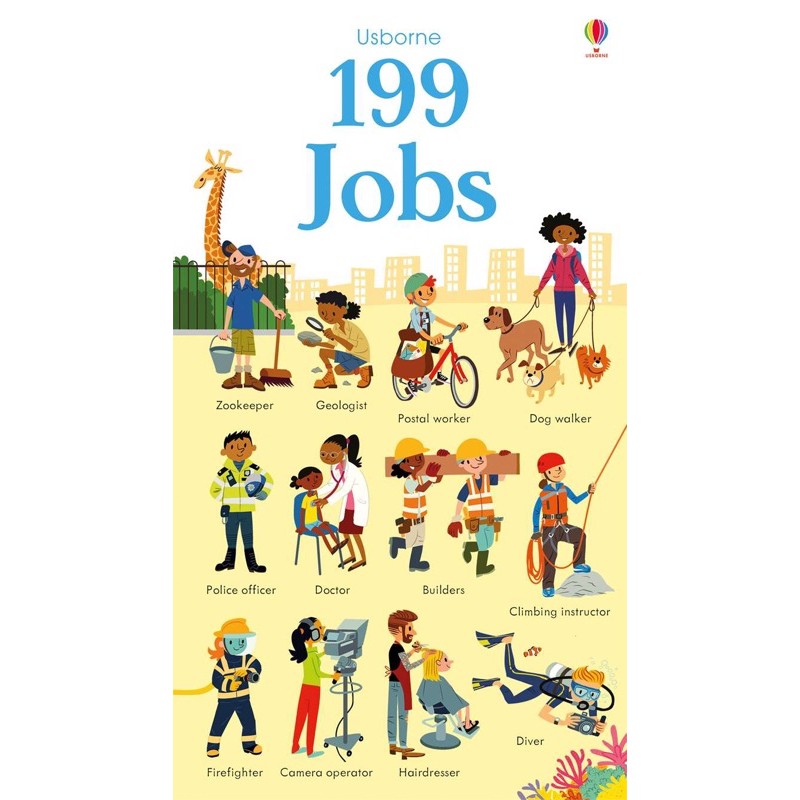 Usborne 199 Jobs (Board Book) | Shopee Philippines