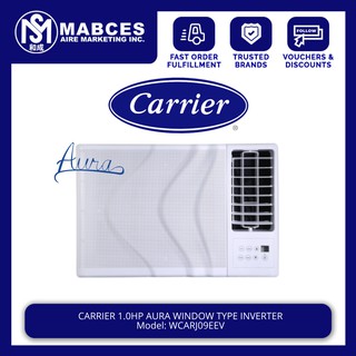 Carrier 1HP Aura Window Type Inverter Aircon WCARJ009EEV | Shopee ...