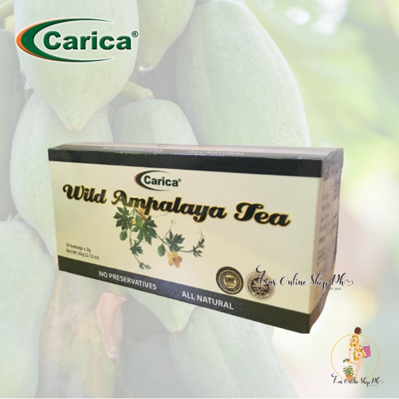Carica Ampalaya Tea/ Bitter Melon Tea ( 2g per tea bag) | Shopee ...