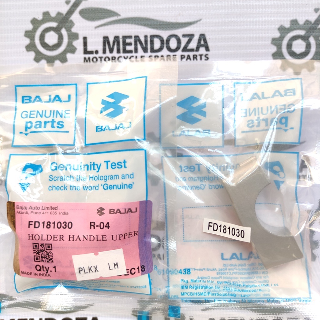 CT 100 Holder Handle Upper Genuine (1pc) FD181030 | Shopee Philippines