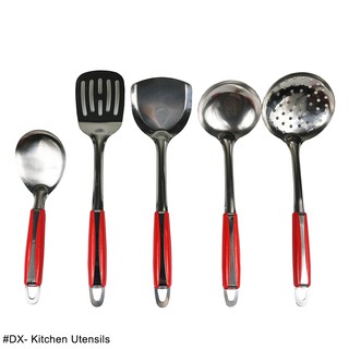 【LX♥SAVER 】Stainless Steel Cooking Utensils Slotted Turner Ladle ...