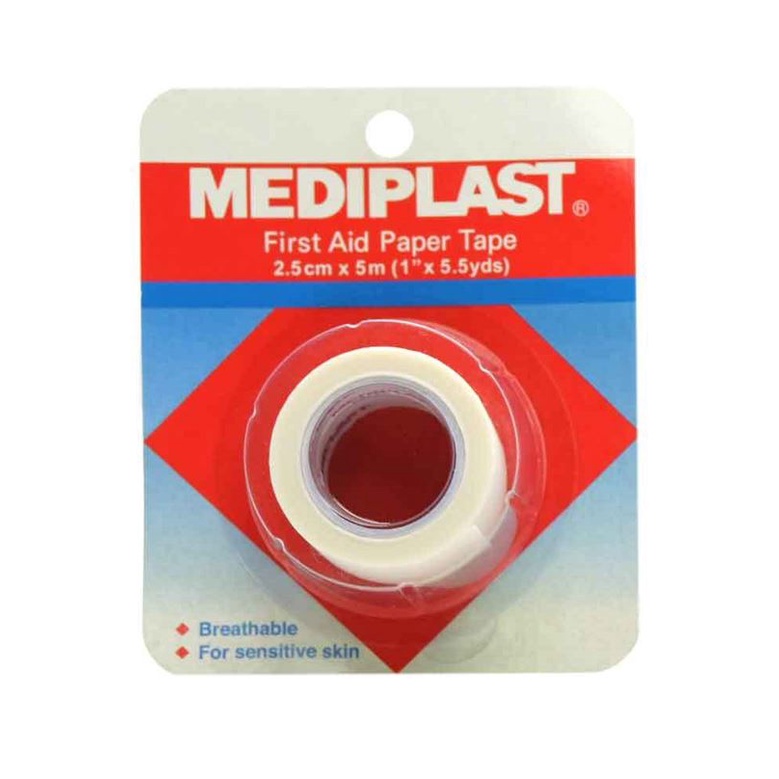 MEDIPLAST First Aid Paper Tape 2.5cm x 5m MEDIPLAST First Aid Paper ...